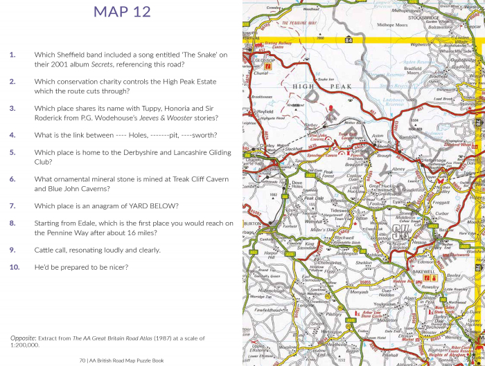 British Road Map Puzzle Book | The Travel Pages